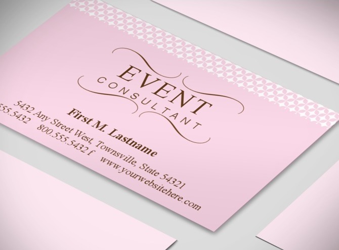 Wedding Event Planner Business Card Templates MyCreativeShop