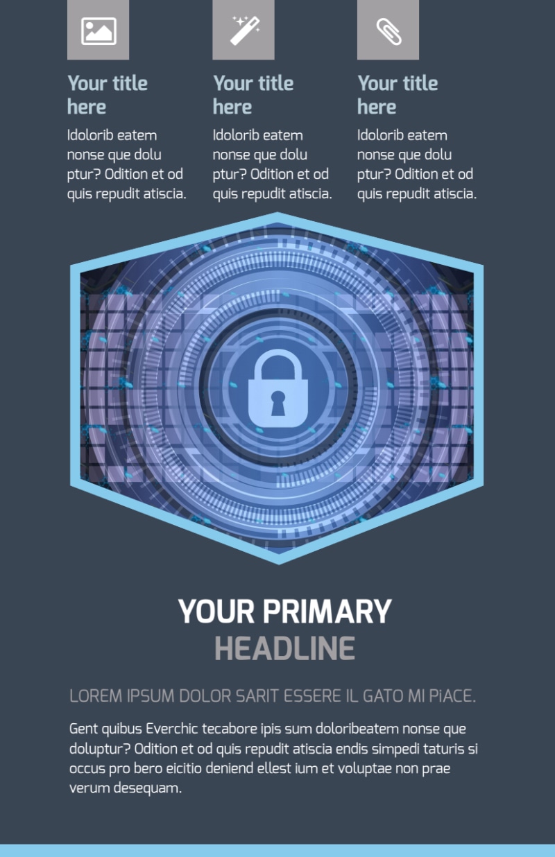 IS Security Flyer Template | MyCreativeShop