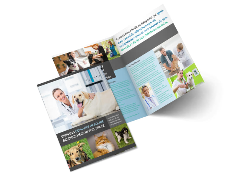 Veterinarian Brochure Template | MyCreativeShop