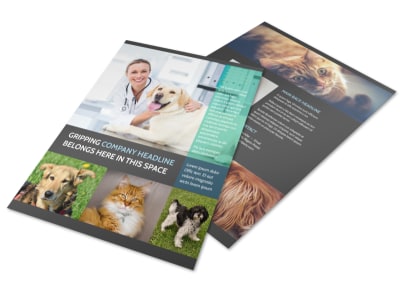 Veterinarian Brochure Template | MyCreativeShop