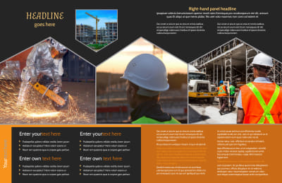 Industrial Construction Brochure Template | MyCreativeShop