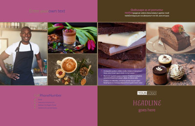 Chocolate Shop Brochure Template | MyCreativeShop