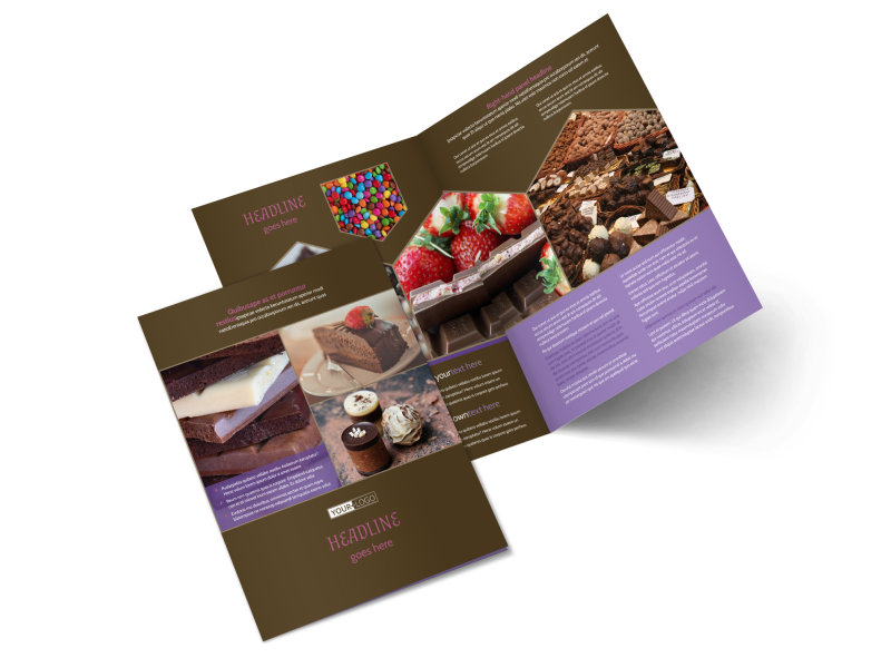 Chocolate Shop Brochure Template | MyCreativeShop