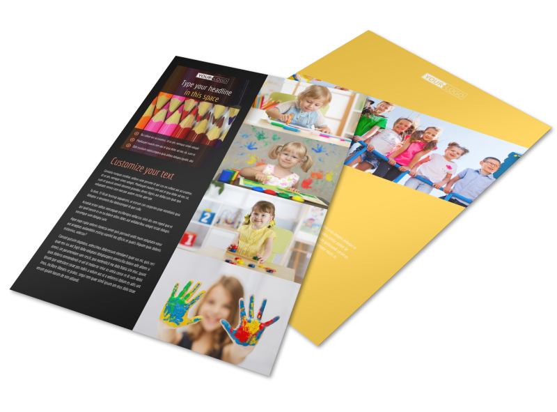 Preschool Services Flyer Template MyCreativeShop