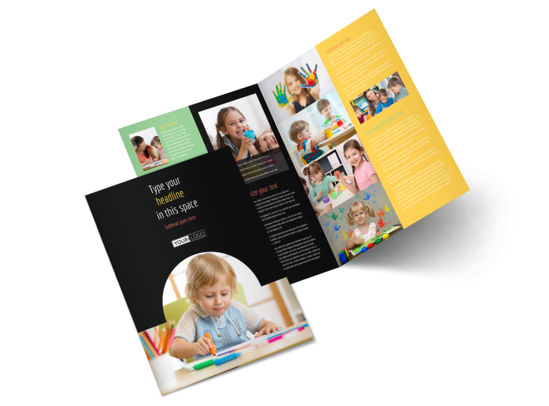 Preschool Services Brochure Template | MyCreativeShop
