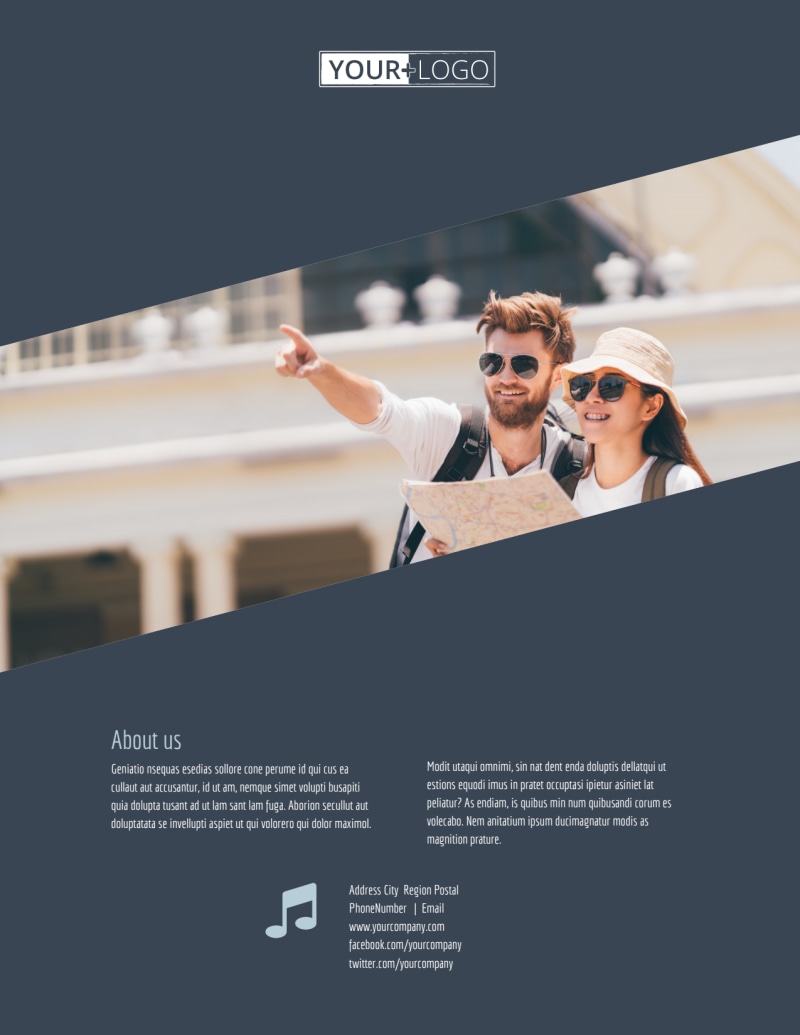 City Tour Flyer Template | MyCreativeShop