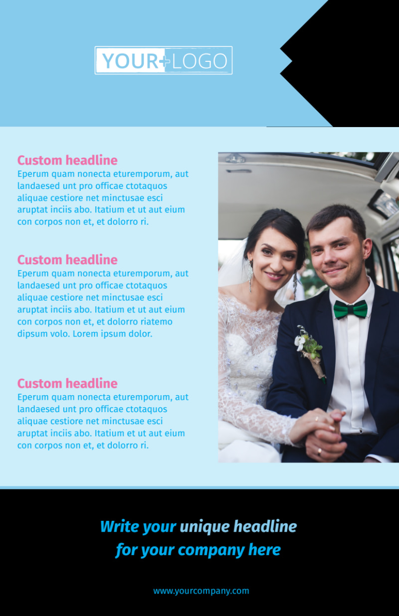 Limousine & Taxi Service Flyer Template | MyCreativeShop