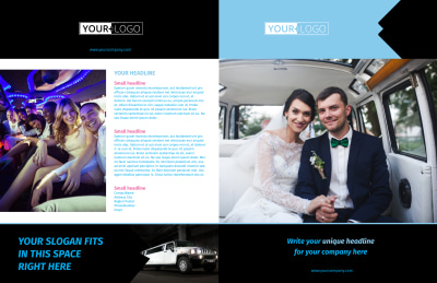 Limousine & Taxi Service Brochure Template | MyCreativeShop