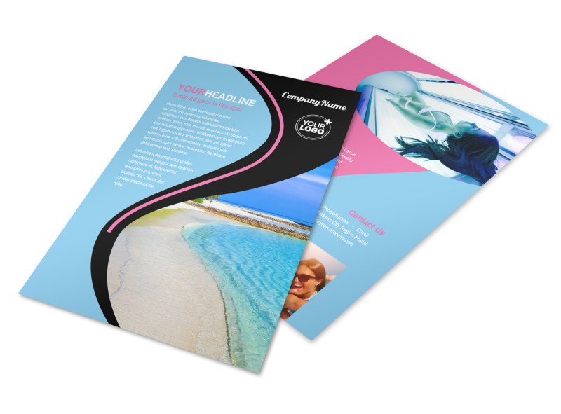 Tanning Salon Flyer Template | MyCreativeShop
