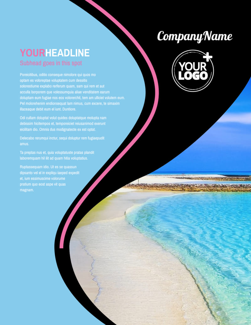 Tanning Salon Flyer Template | MyCreativeShop