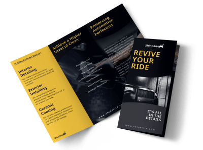 Auto Detailing Brochure Templates | MyCreativeShop