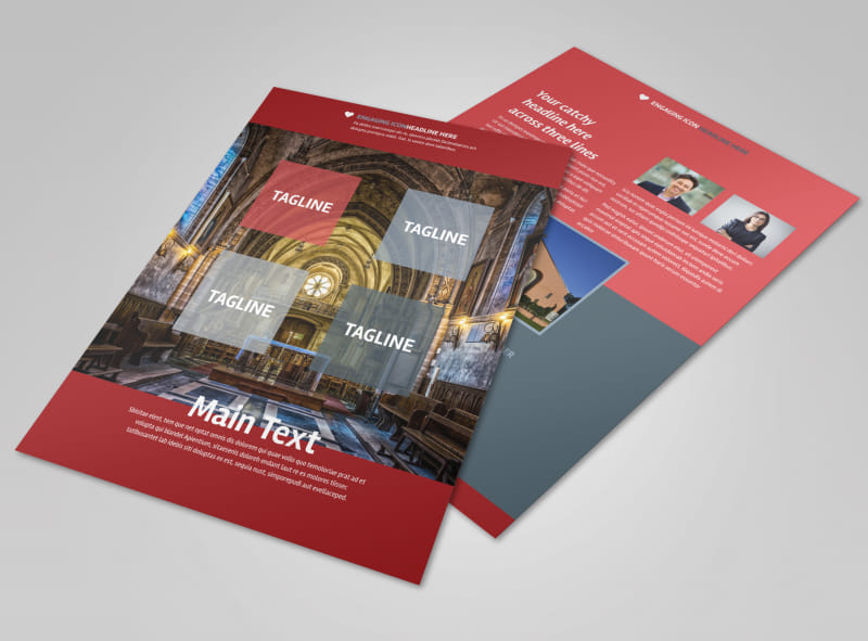 Service Info Flyer Template MyCreativeShop