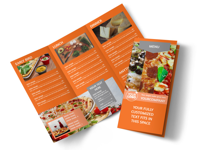Pizza Menu Brochure Template MyCreativeShop