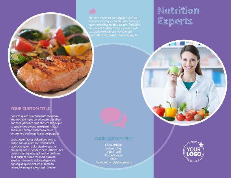 Health Nutrition Experts Brochure Template MyCreativeShop