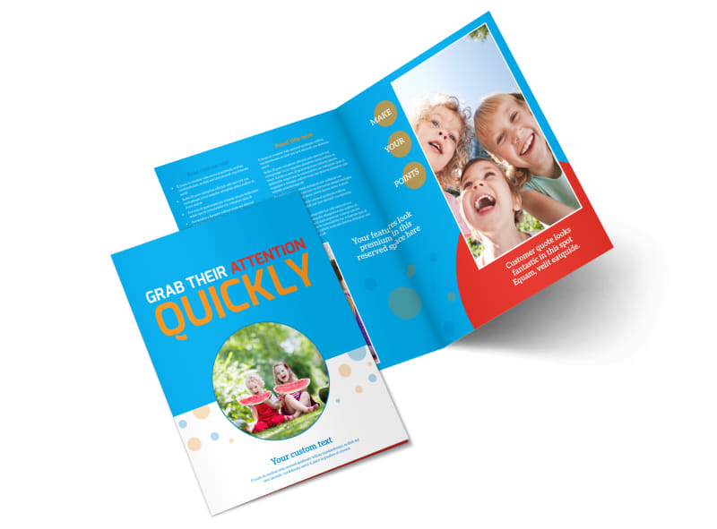 Just For Kids Health Brochure Template | MyCreativeShop