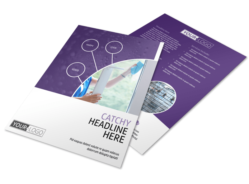 Window Cleaning Service Flyer Template MyCreativeShop