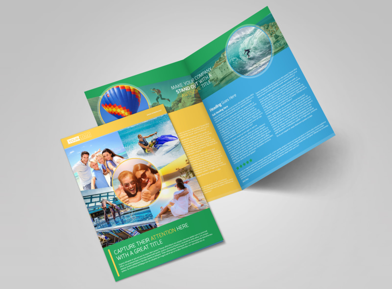 Awesome Tourism Activities Brochure Template | MyCreativeShop
