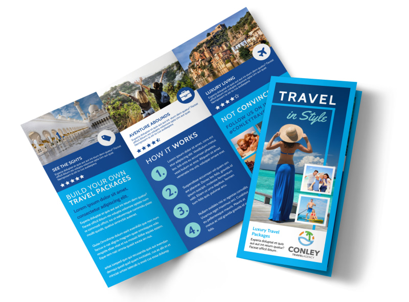 Awesome Travel Agents Brochure Template MyCreativeShop