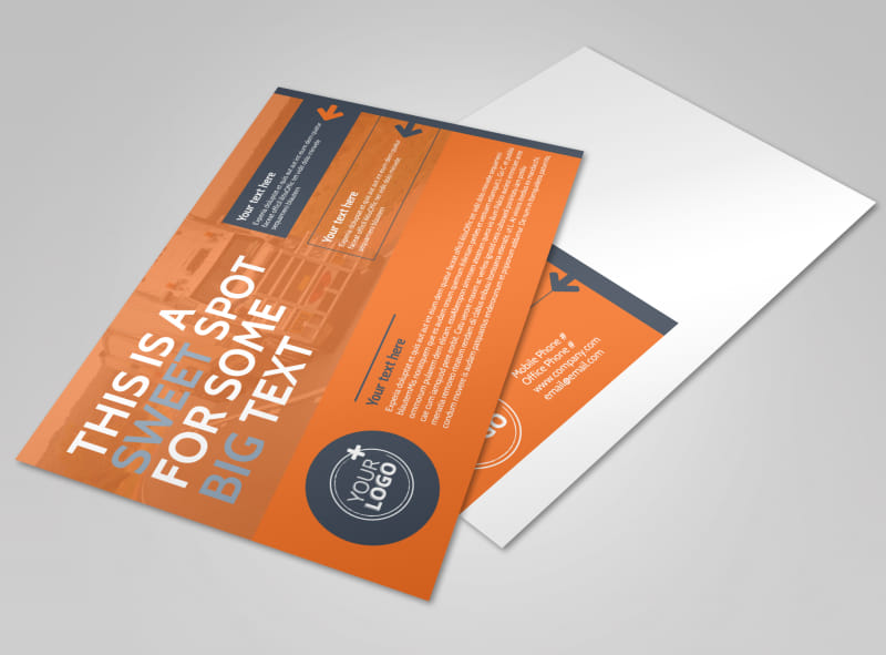 Moving Company Postcard Template MyCreativeShop