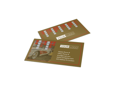 Car Show Business Card Templates | MyCreativeShop