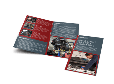 Mechanic Brochure Templates | MyCreativeShop