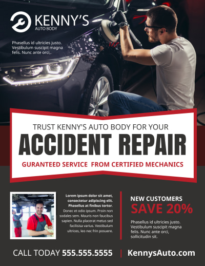 Car Repair Flyer Template MyCreativeShop