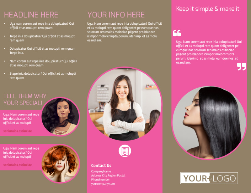 Hair Salon Brochure