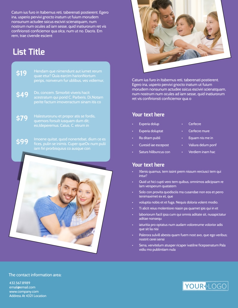 Child Adoption Services Flyer Template | MyCreativeShop