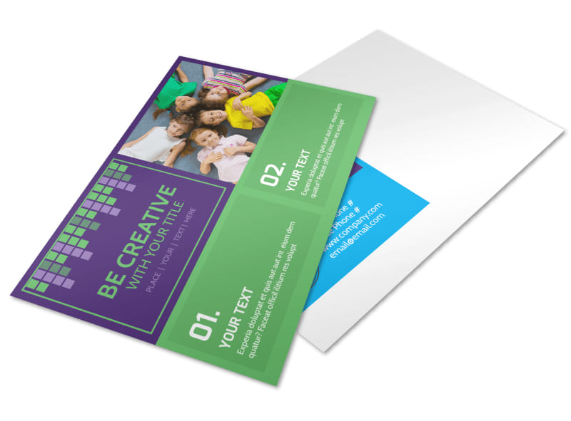 Daycare Postcard Templates | MyCreativeShop