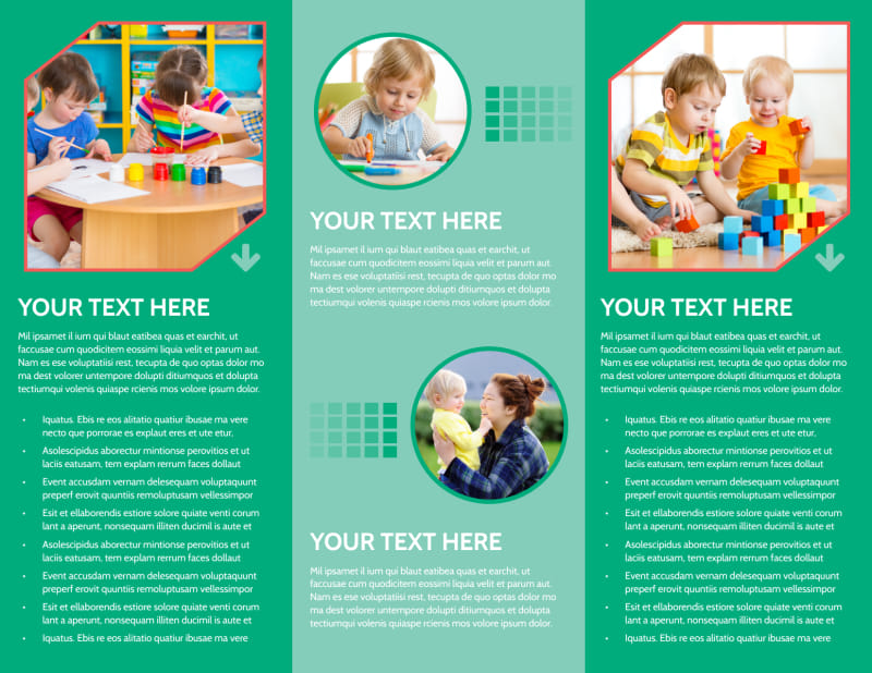 Drop in Daycare Brochure Template MyCreativeShop