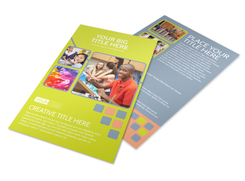 Creative Art Class Flyer Template | MyCreativeShop