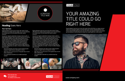 Tattoo Brochure Templates | MyCreativeShop