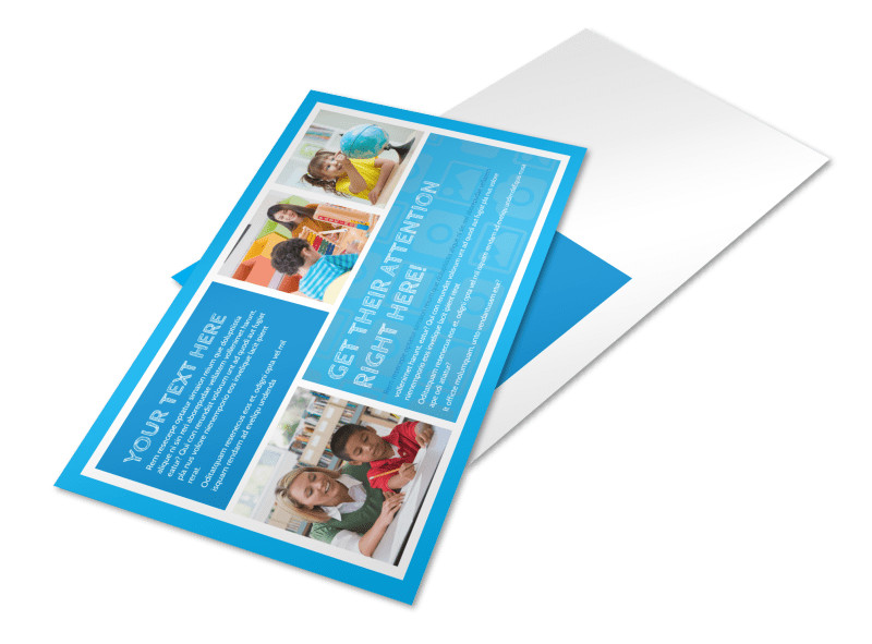 Child Learning Center Program Postcard Template | MyCreativeShop
