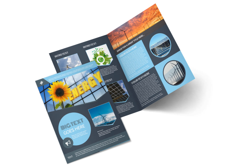 Energy & Environment Brochure Templates | MyCreativeShop