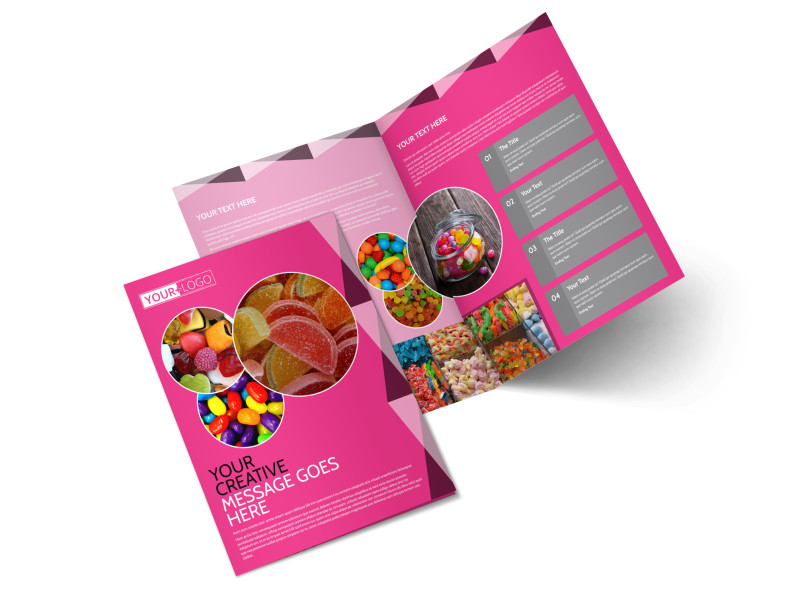 Candy Land Bi-Fold Brochure Template