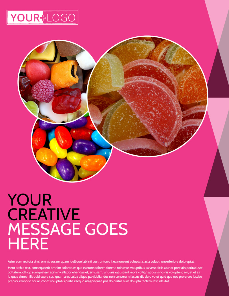Candy Land Flyer Template | MyCreativeShop
