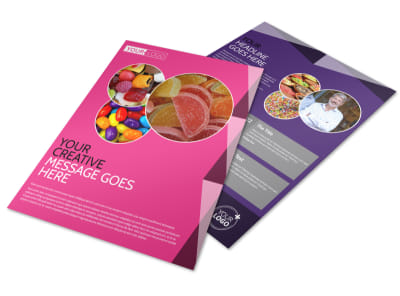 Candy Land Brochure Template | MyCreativeShop