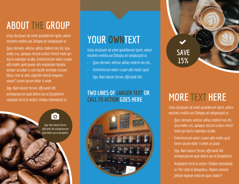 Hot Coffee Shop Brochure Template | MyCreativeShop
