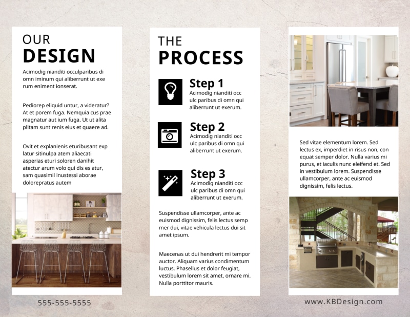Kitchen Design Consultants Brochure Template