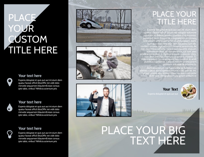 Auto Insurance Brochure Template | MyCreativeShop