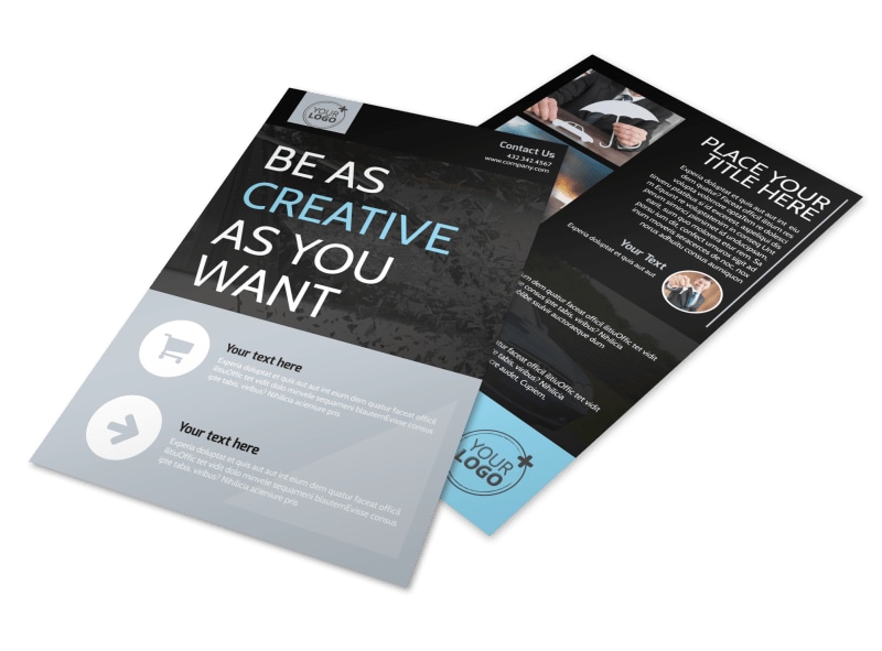Auto Insurance Flyer Template | MyCreativeShop