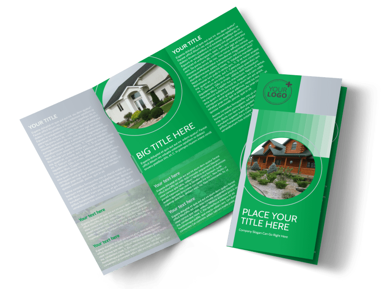 Residential Landscaping Brochure Template MyCreativeShop