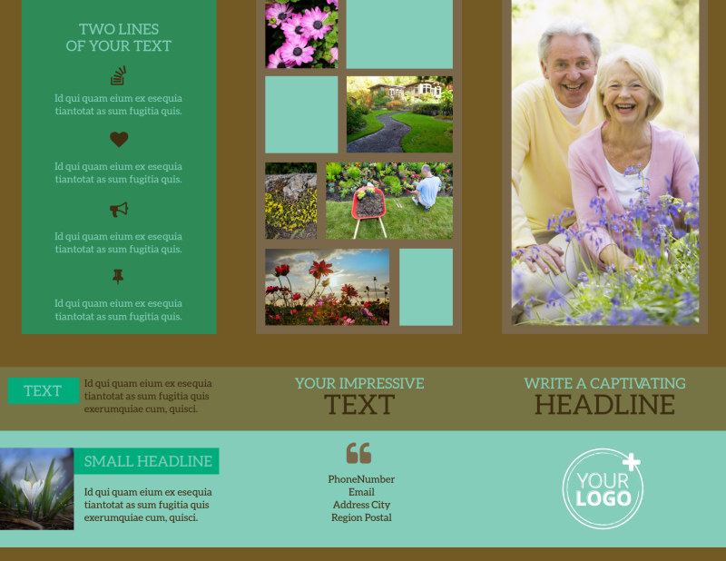 Beautiful Landscaping Brochure Template MyCreativeShop