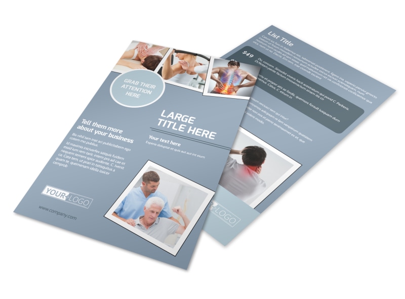 Orthopedics & Sports Medicine Flyer Template