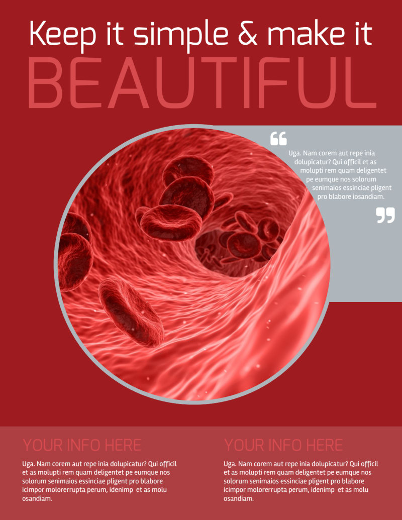 Blood Drive Flyer Template MyCreativeShop