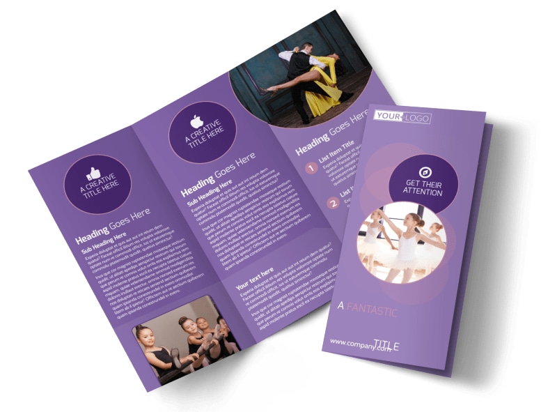 Main Dance Studio Brochure Template MyCreativeShop
