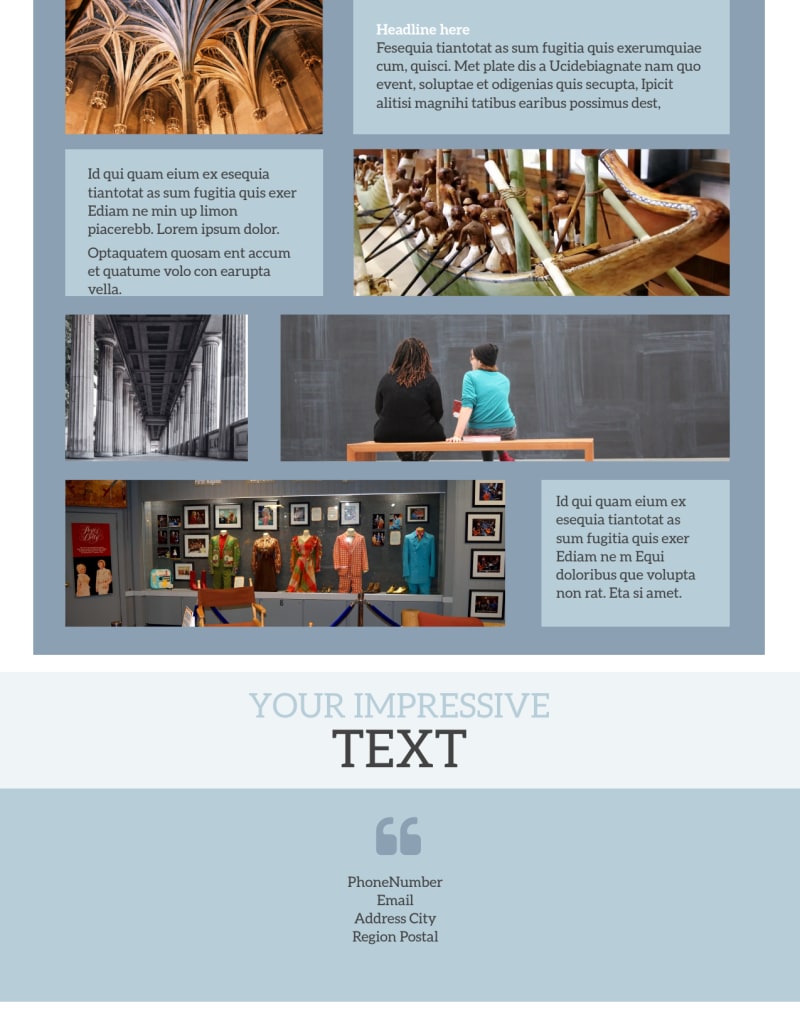 Art & Science Museum Flyer Template | MyCreativeShop