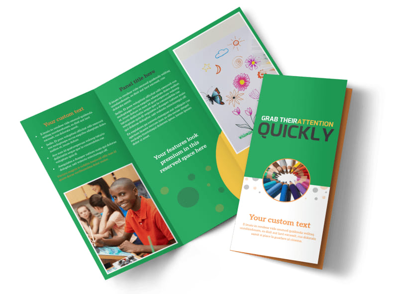 Art Classes Brochure Template | MyCreativeShop