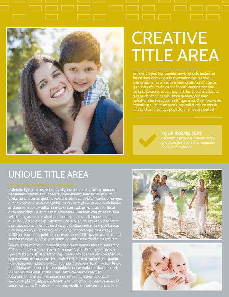 Adopt A Family Flyer Template