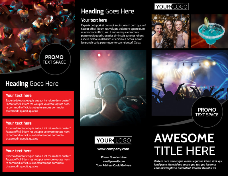 Popular Night Club Brochure Template | MyCreativeShop